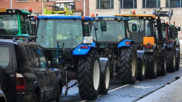 Tractor convoy organised as part of Irish Farmers’ Association protest ...