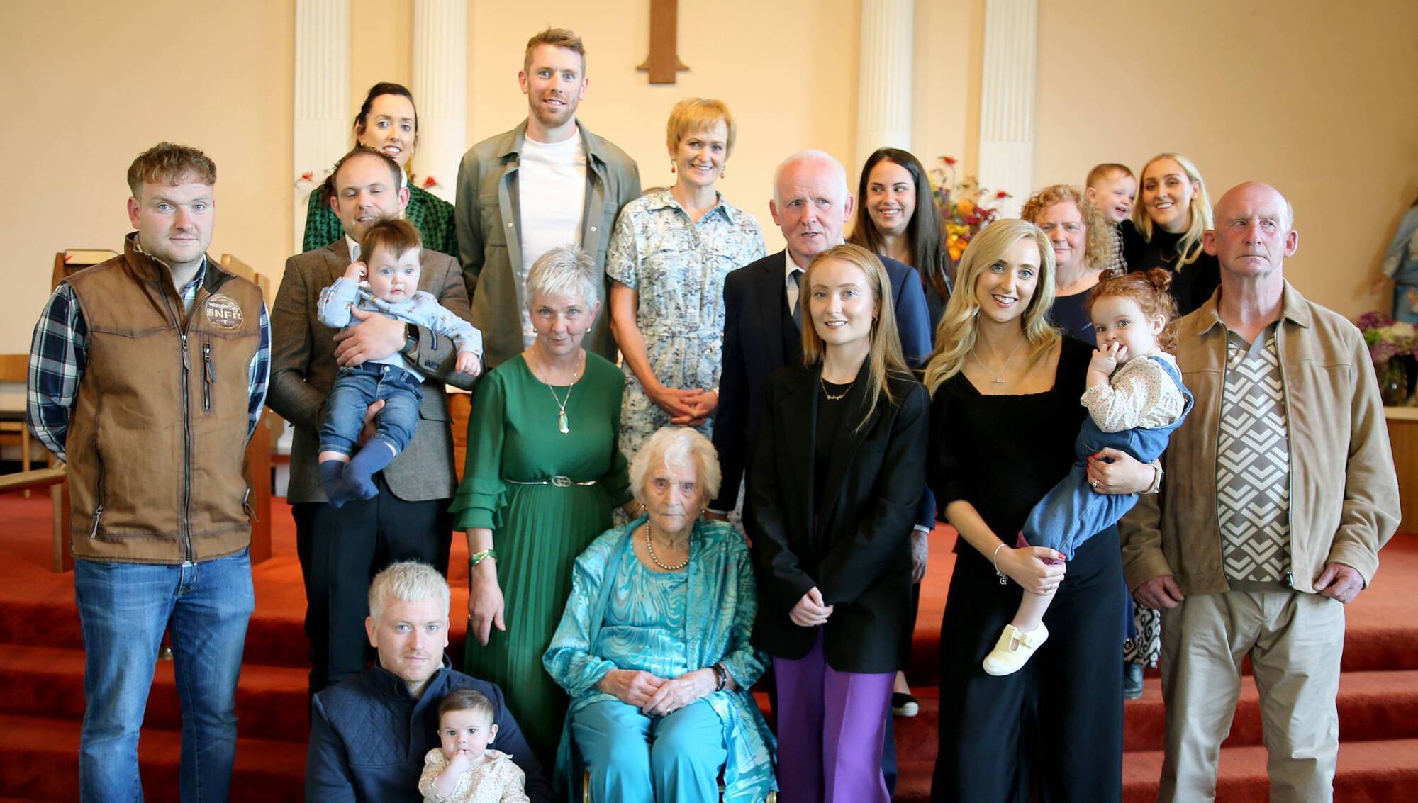Angela celebrates her 100th birthday with four generations of her ...